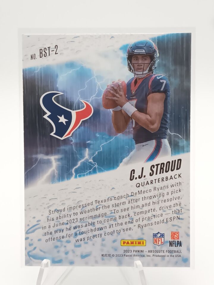 2023 Absolute By Storm CJ Stroud Rookie Card JC271 | Property Room