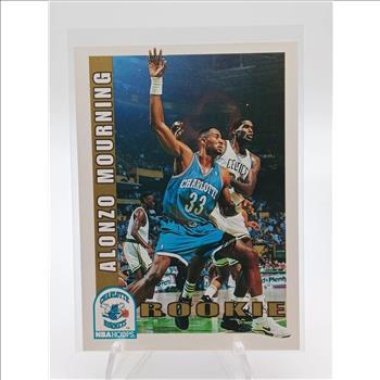 Alonzo Mourning 1992-93 Hoops #361 Rookie Card JC127 | Property Room