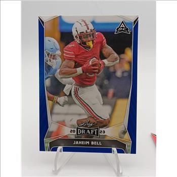 2023 Leaf Draft Blue #35 Jaheim Bell Rookie Card JC1036 | Property Room