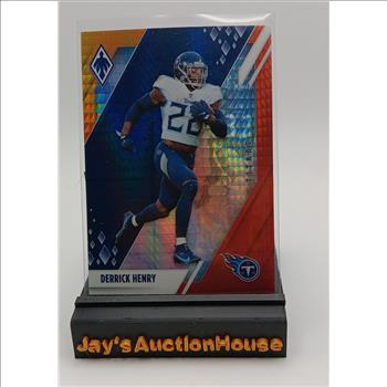 2021 Panini Phoenix Fire Burst Fanatics #99 Derrick Henry Sports Card ...