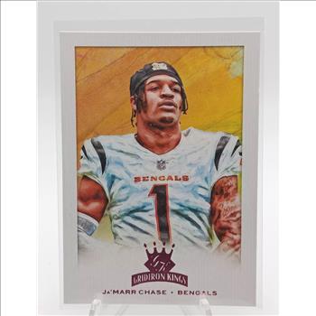 2021 Panini Chronicles Gridiron Kings Pink #GK-24 Ja'Marr Chase Rookie ...