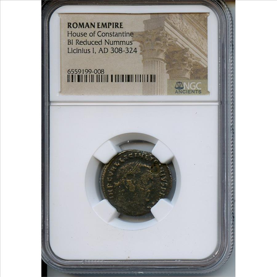 Ancient Roman Coin Licinius Bronze Nummus NGC Certified | Property Room