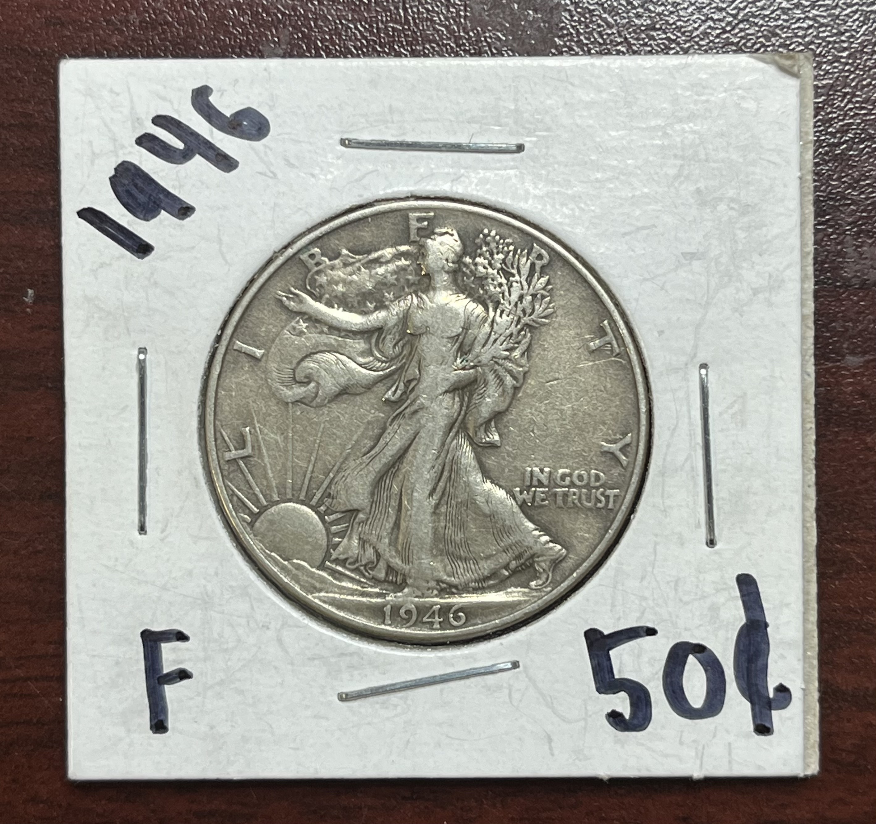 1946 Walking Liberty Half Dollar Fine | Property Room