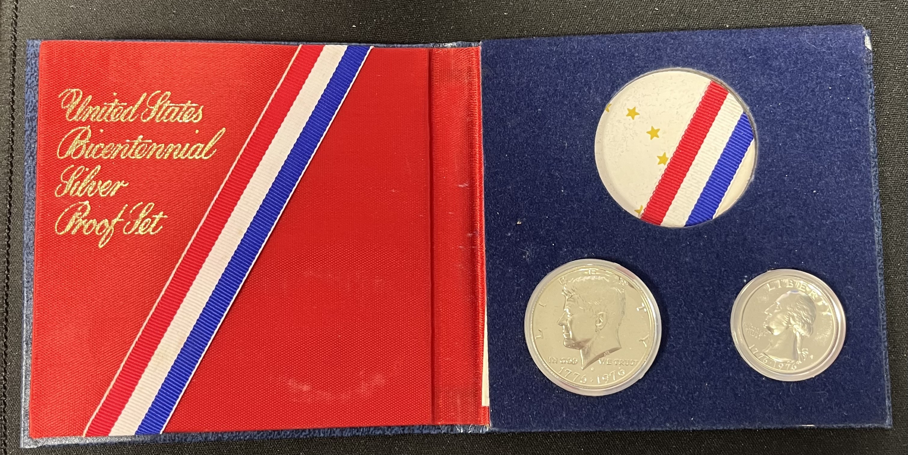 1976 3pc Silver Proof Set missing Ike Dollar | Property Room