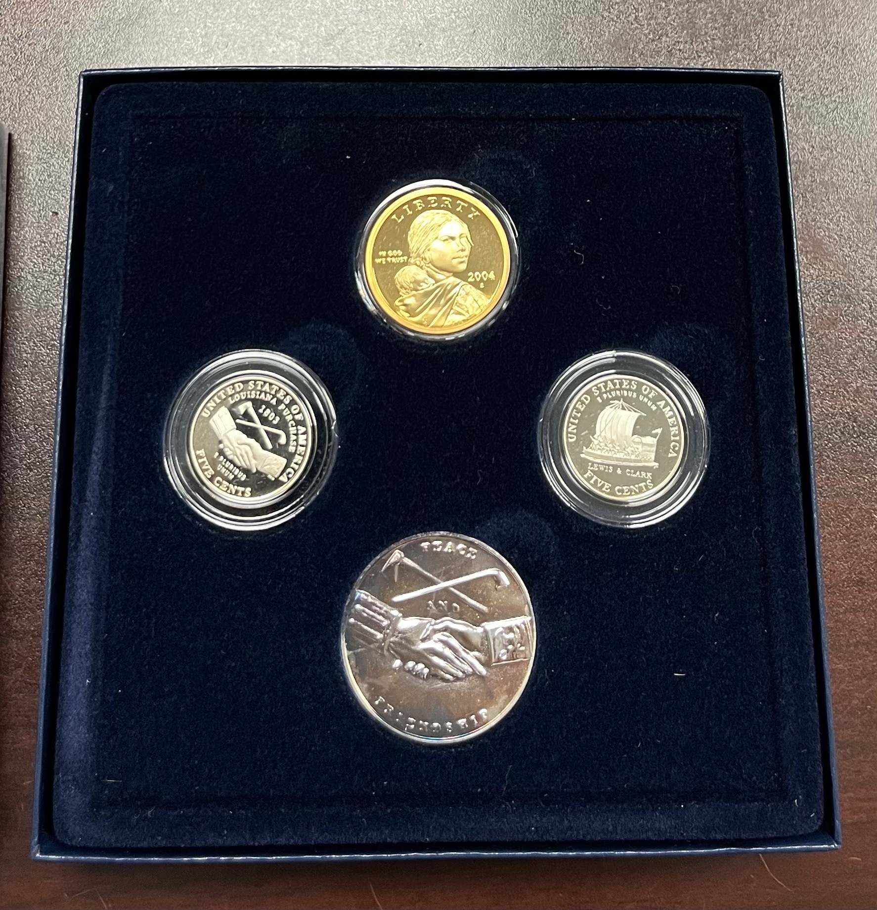 2004 Westward Journey Nickel Series Coin and Medal Set OGP 3 Coins 1 ...