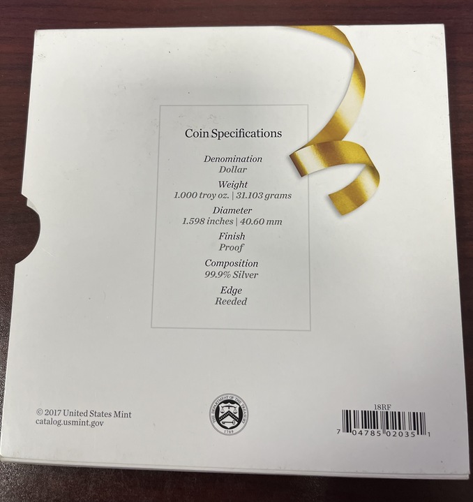 2018 U.S. Mint Congratulations Set American Eagle One Ounce Silver ...