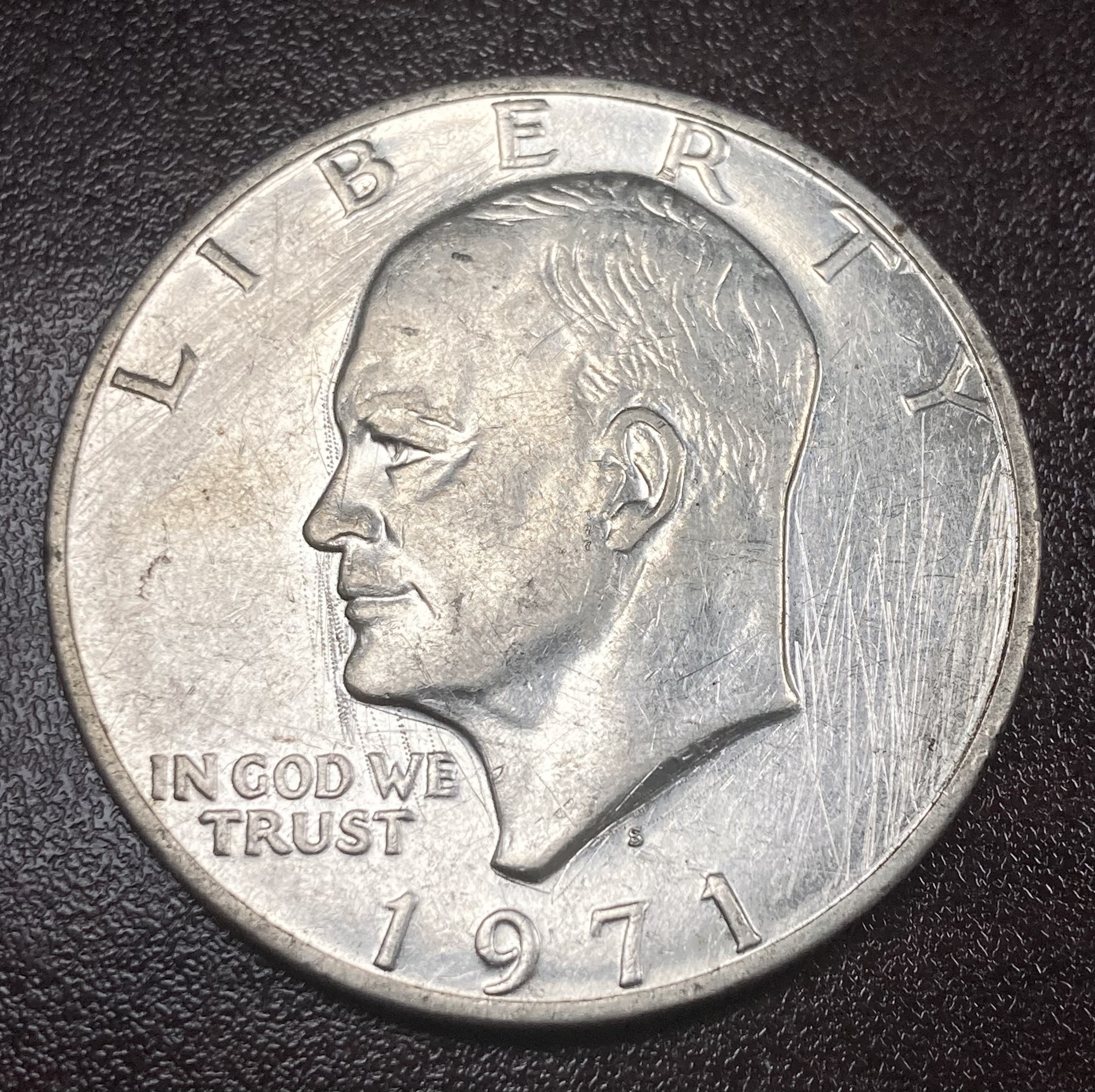 1971 S Silver Ike Eisenhower Dollar Coin Raw Ungraded | Property Room