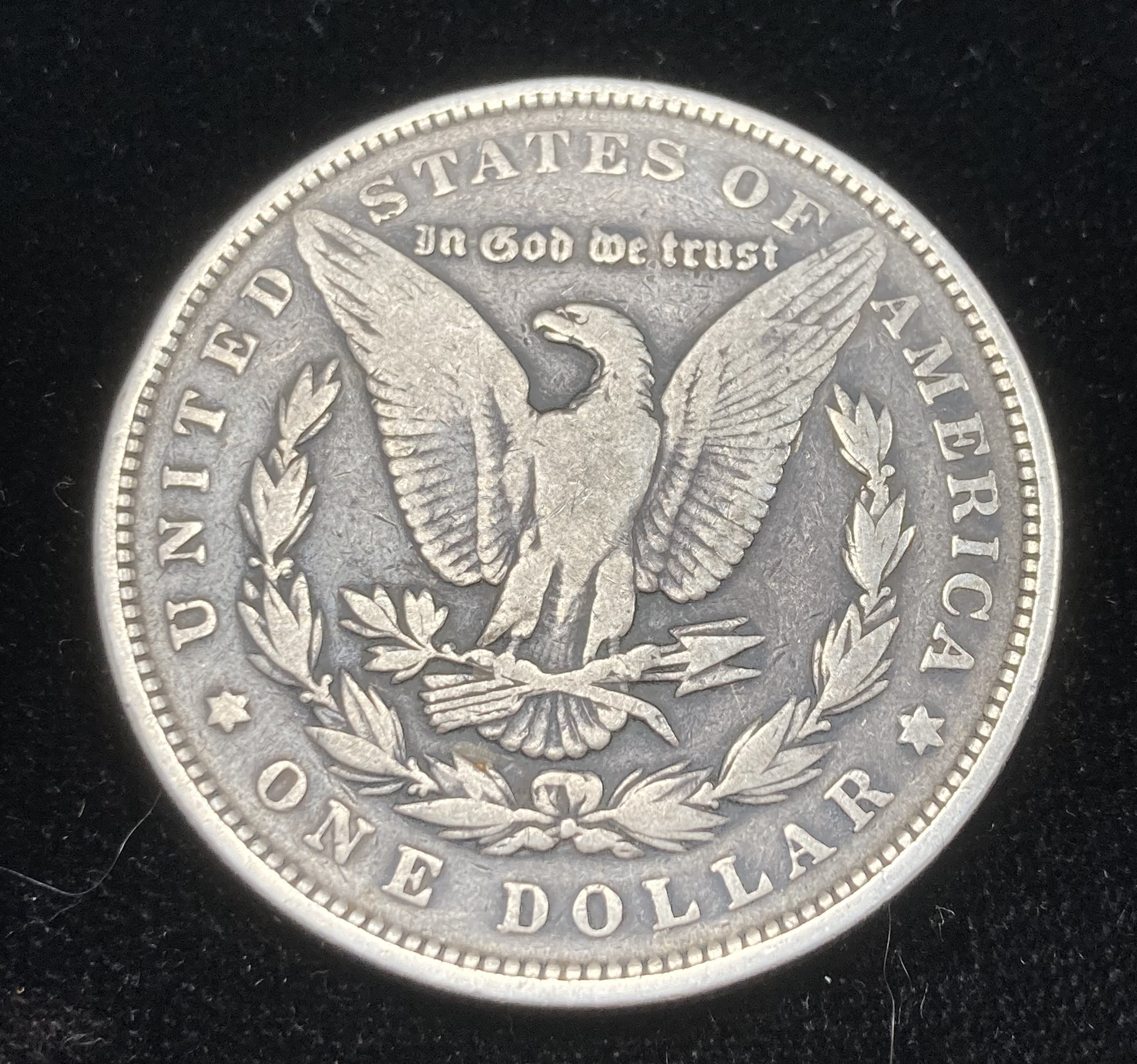 1878 $1 Morgan Silver Dollar 7 Tail Feathers Coin First Year of Issue ...