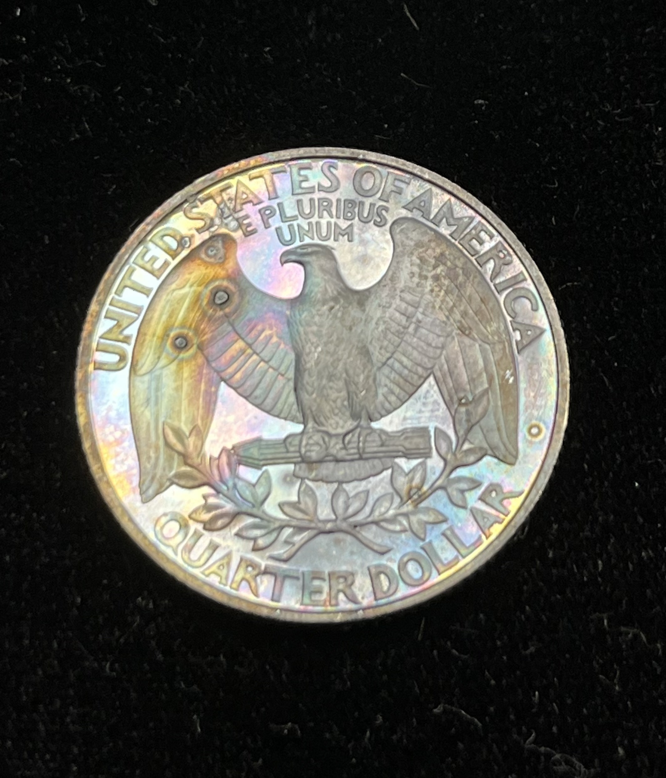 1992 Silver Quarter Proof Ungraded Toned | Property Room