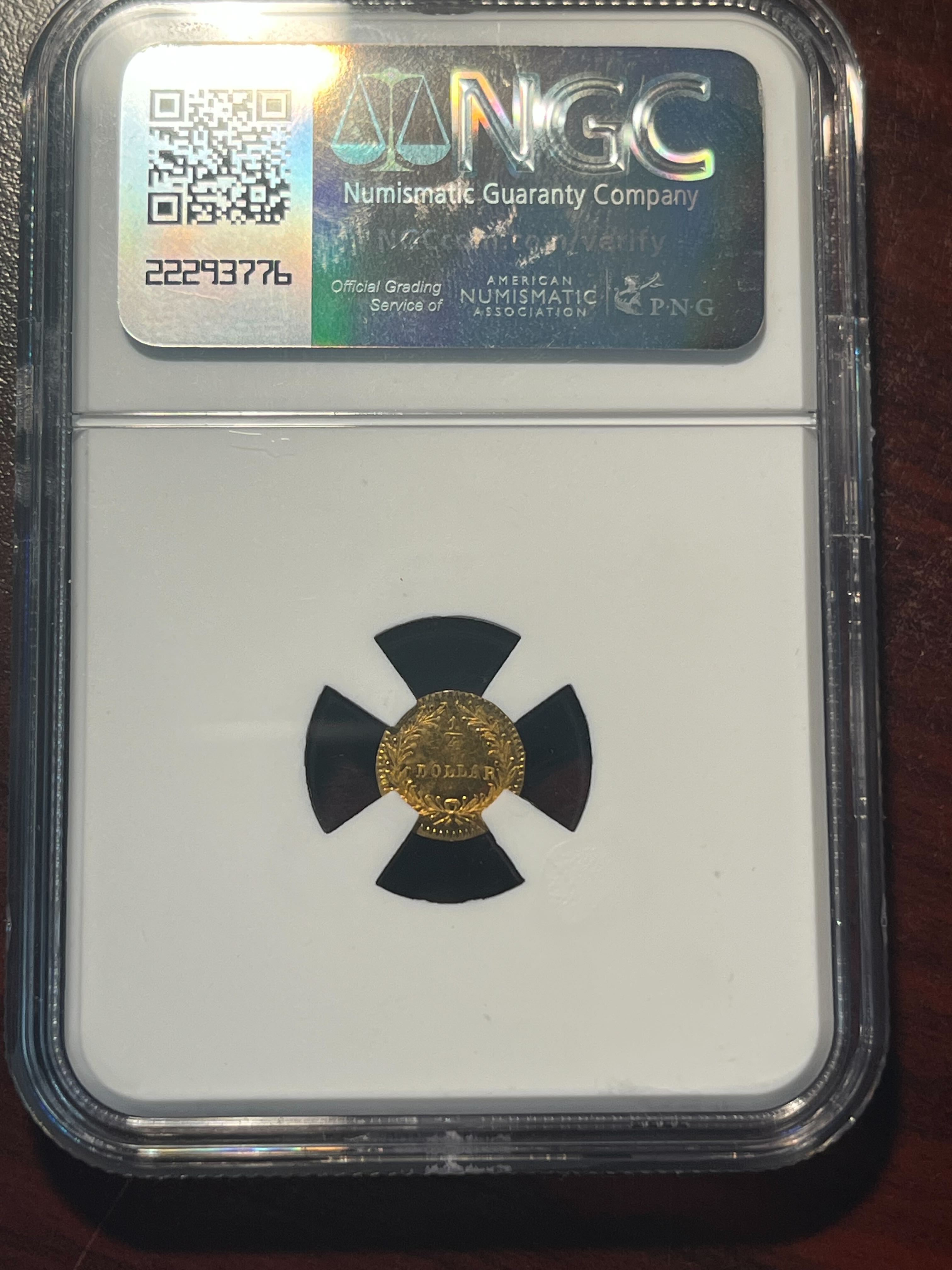 1880/76 Round Indian G25C BG-885 NGC UNC Details Proof Like Overdate ...