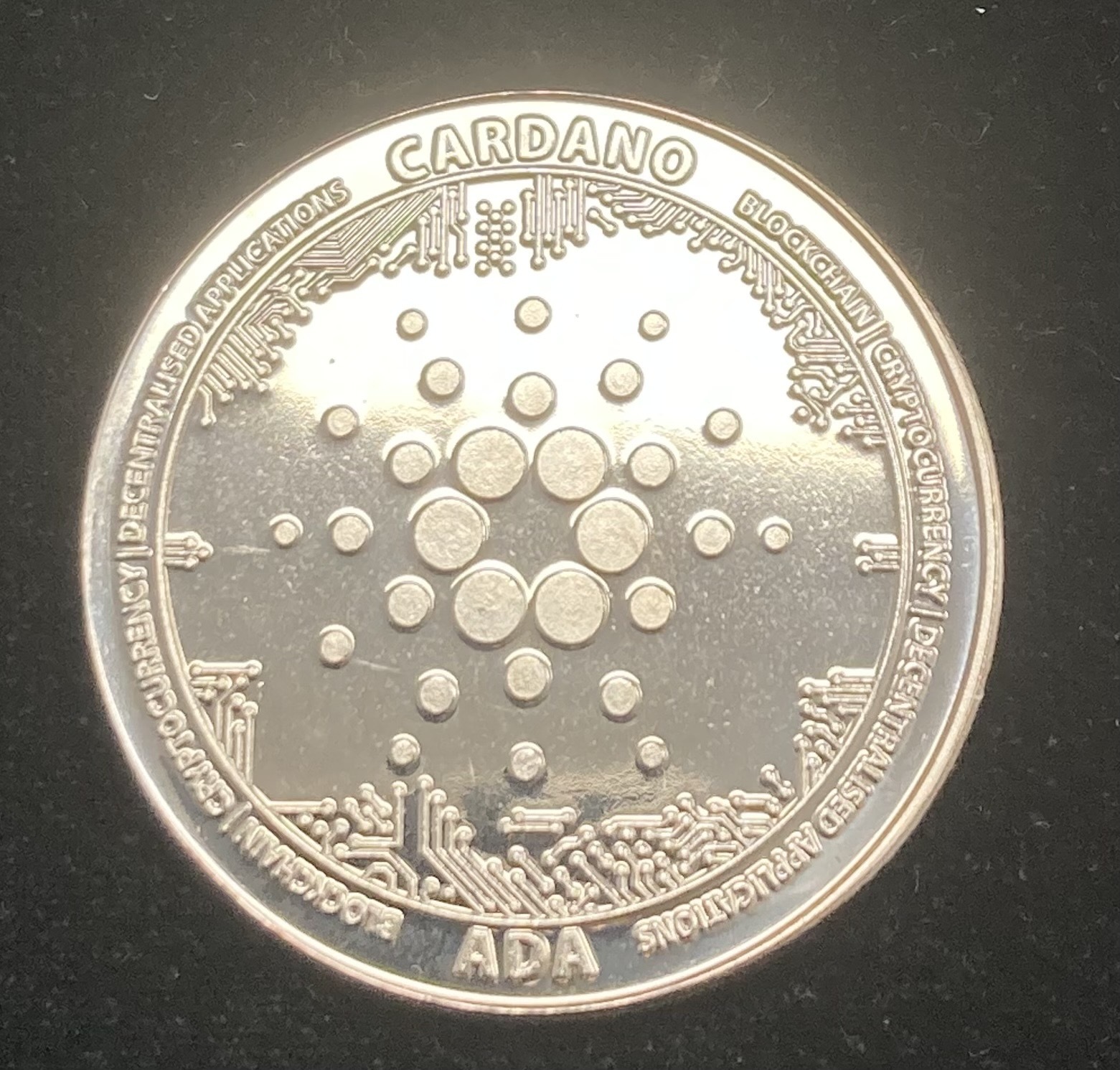 Cardano Copper Coin Round 1 Ounce Raw Ungraded Cryptocurrency Bullion ...