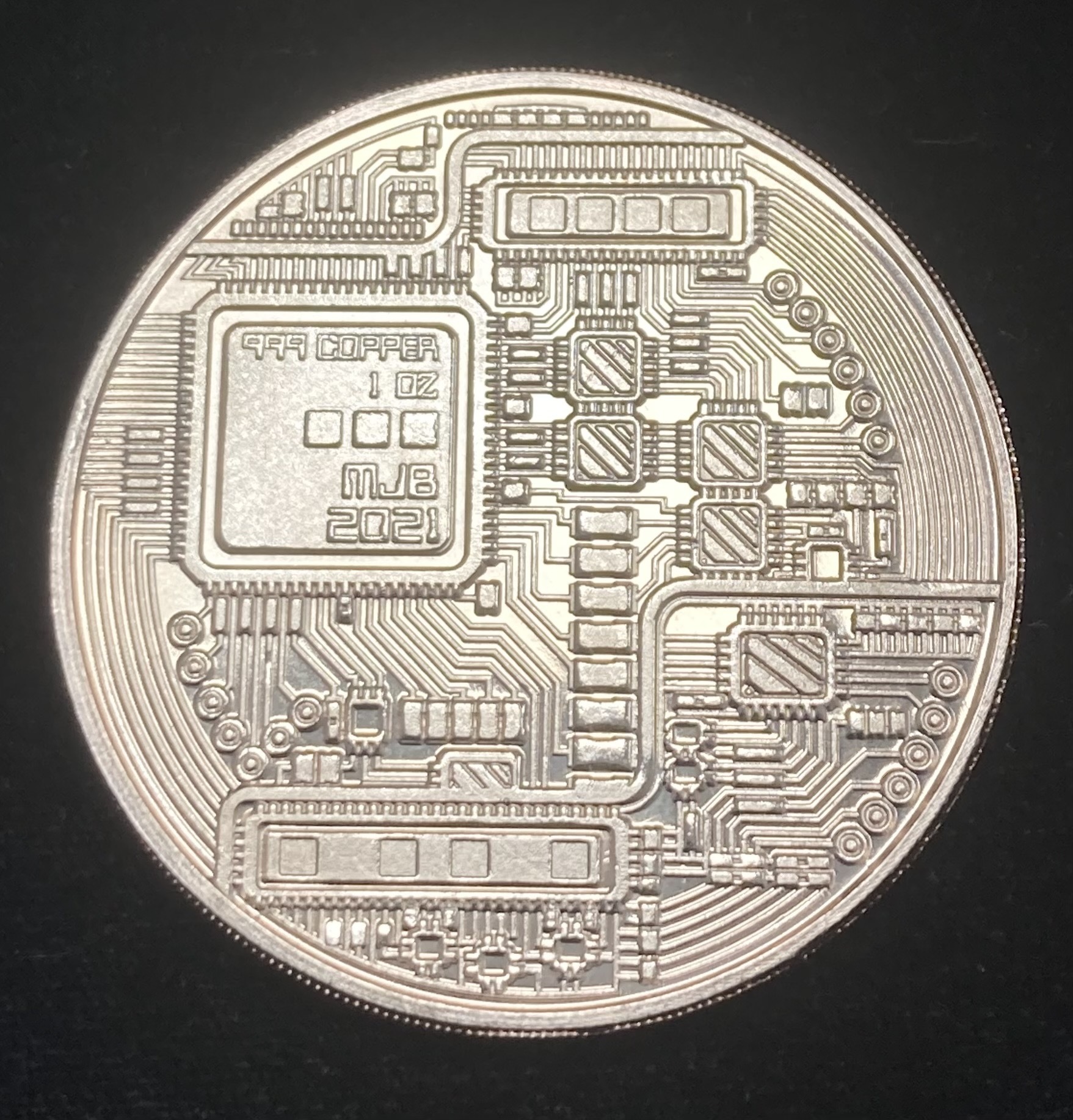 Cardano Copper Coin Round 1 Ounce Raw Ungraded Cryptocurrency Bullion ...