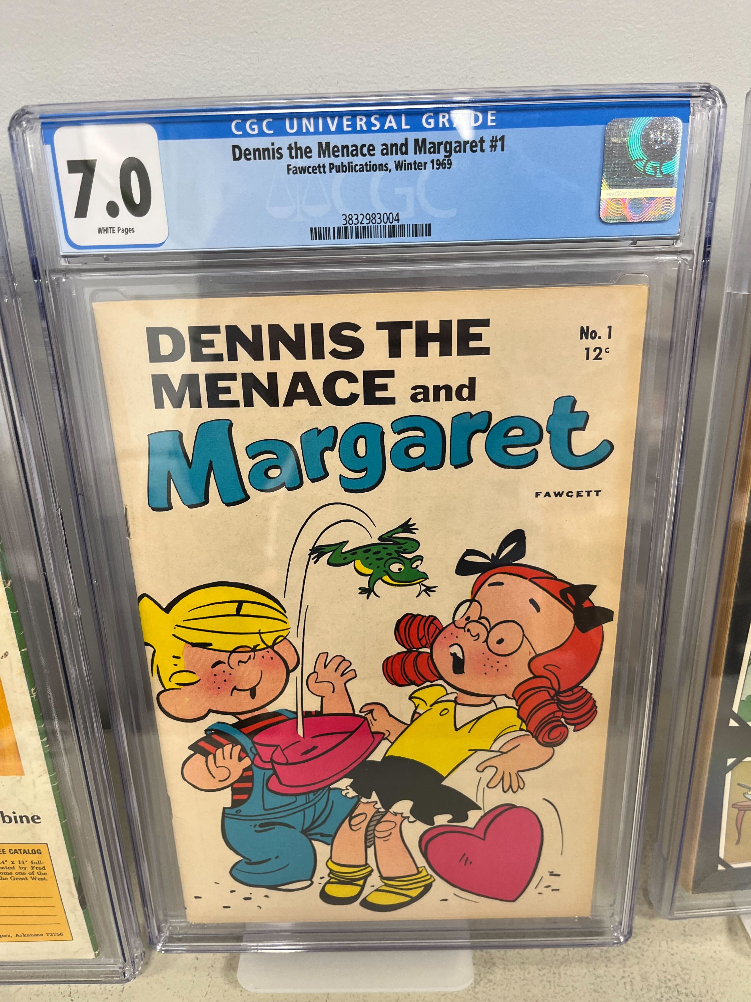 Lot of 3 Vintage 1960s Comic Books - Dennis the Menace and Margaret #1 ...