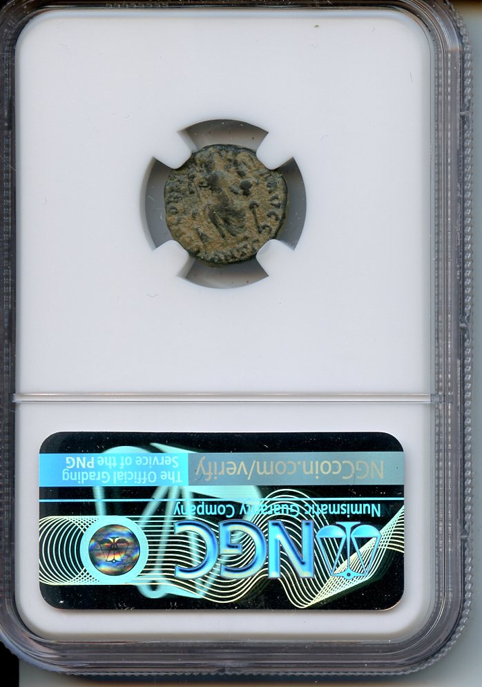 Ancient Roman Coin Theodosius II Bronze Nummus NGC Certified Decline ...