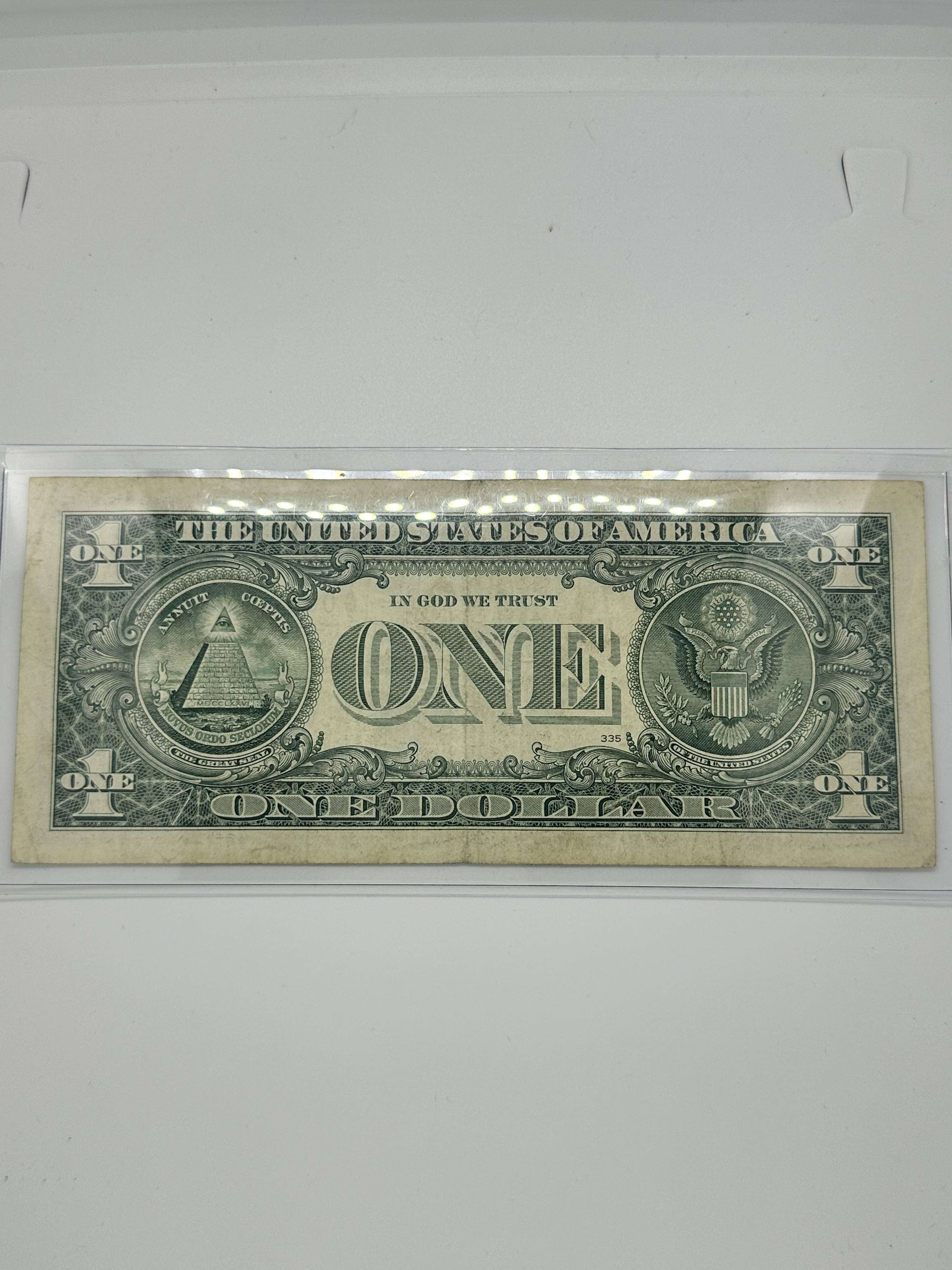 $1 2009 3-digit Low Serial Number- RARE! | Property Room