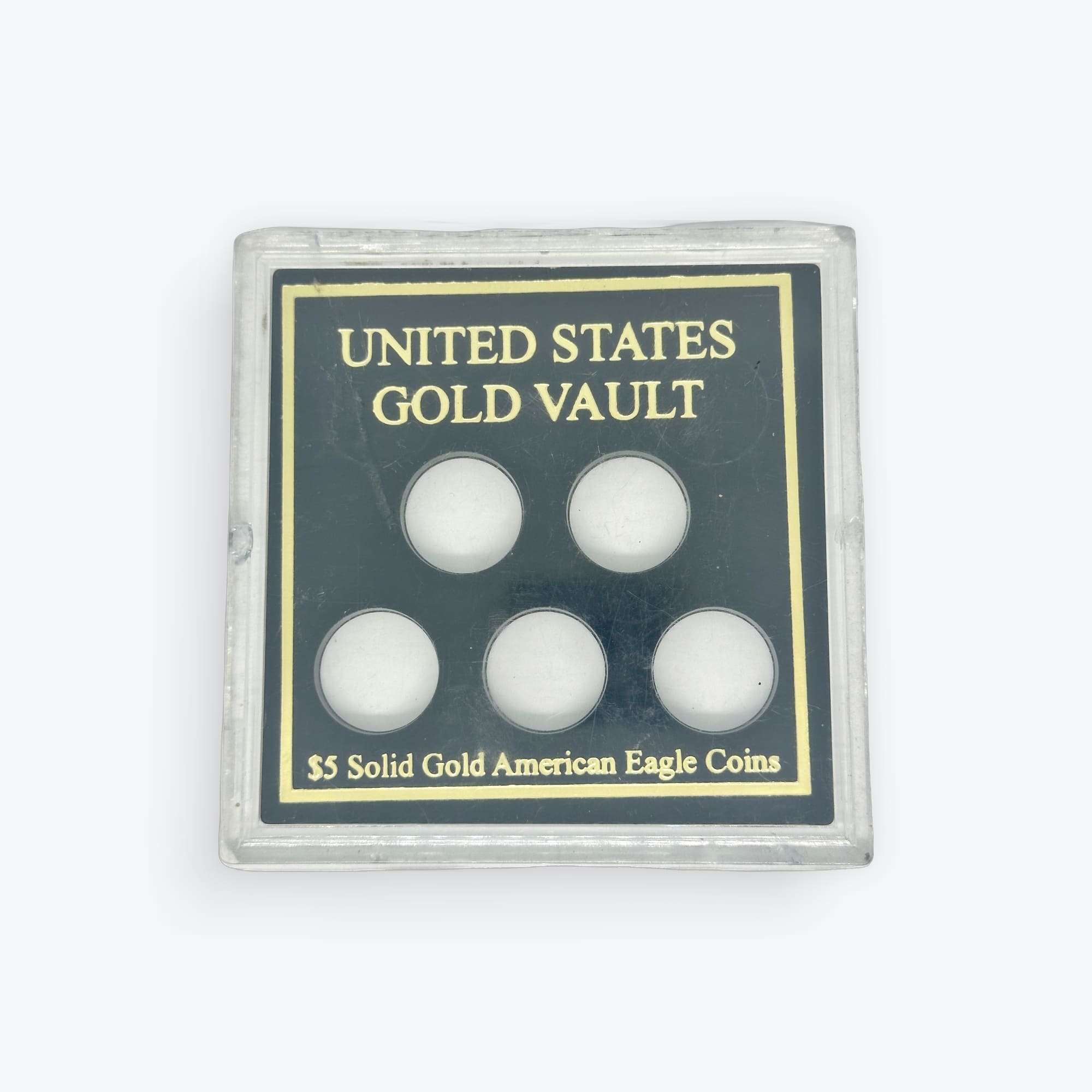 $5 Gold Eagle Coin Display Case Holder | Property Room