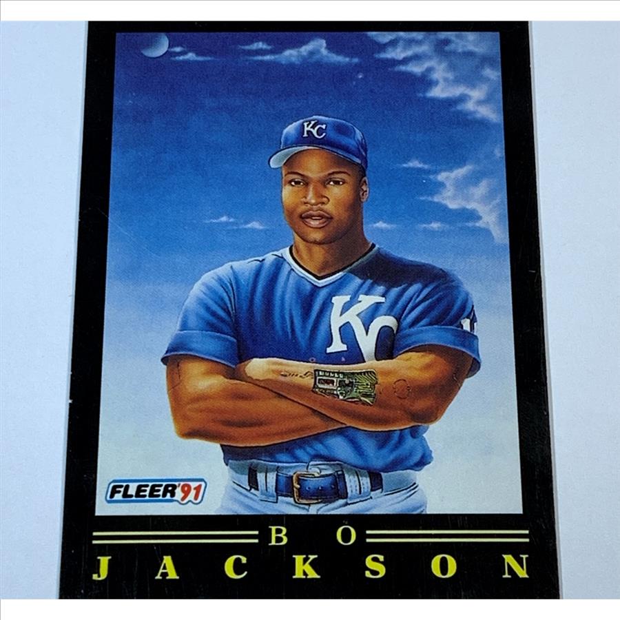 1991 Fleer Provision Insert Bo Jackson Bionic Bo Card Iconic Card of ...