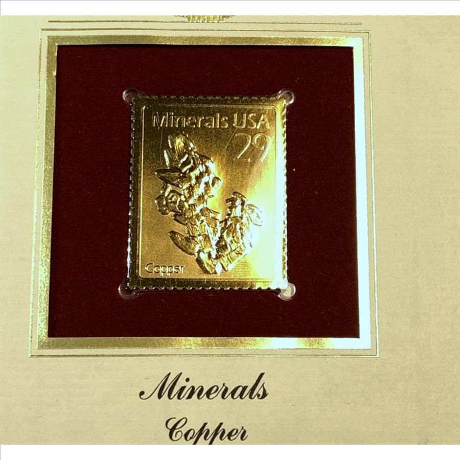 24 Karat Gold Enhanced Stamp on First Day of Issue Cover Envelope ...