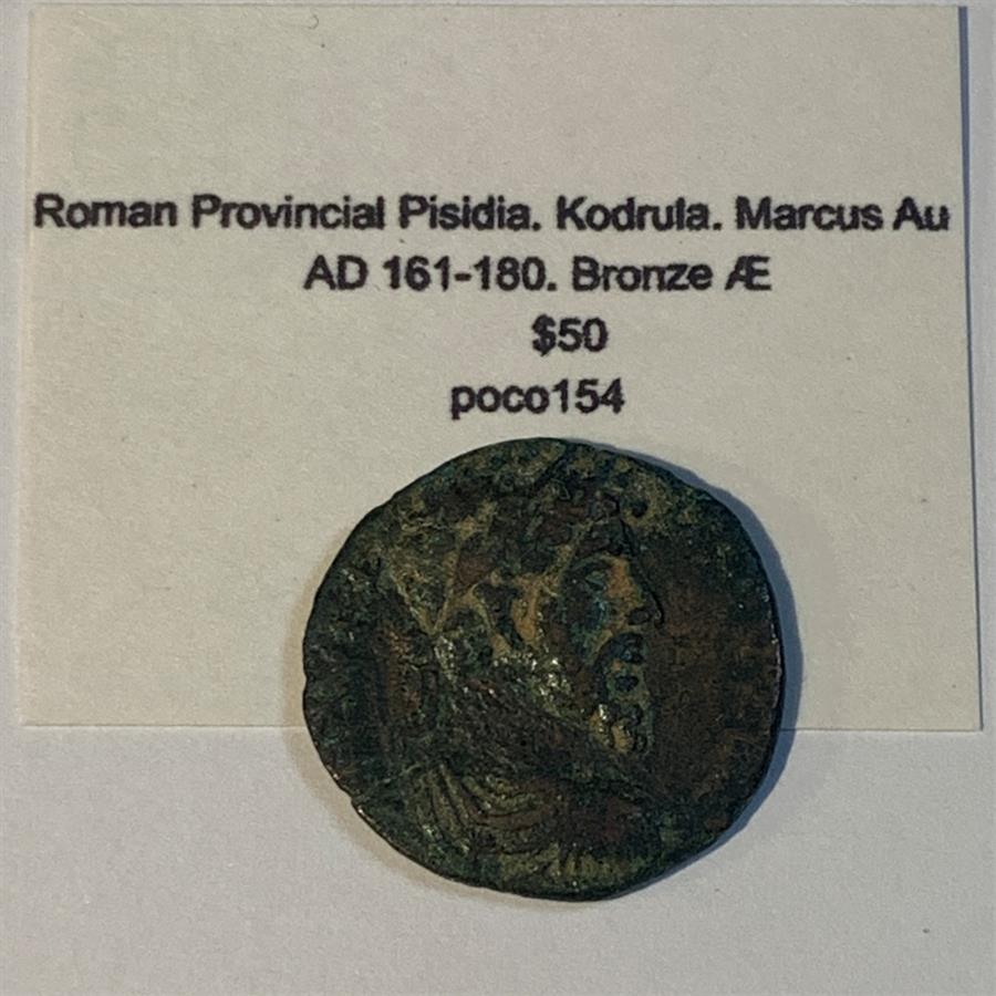 Ancient Roman Provincial Coin of Marcus Aurelius 161-180AD Minted in ...