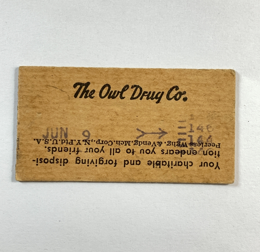 Charlotte Greenwood The Owl Drug Co Premium Insert Card 1930s ...