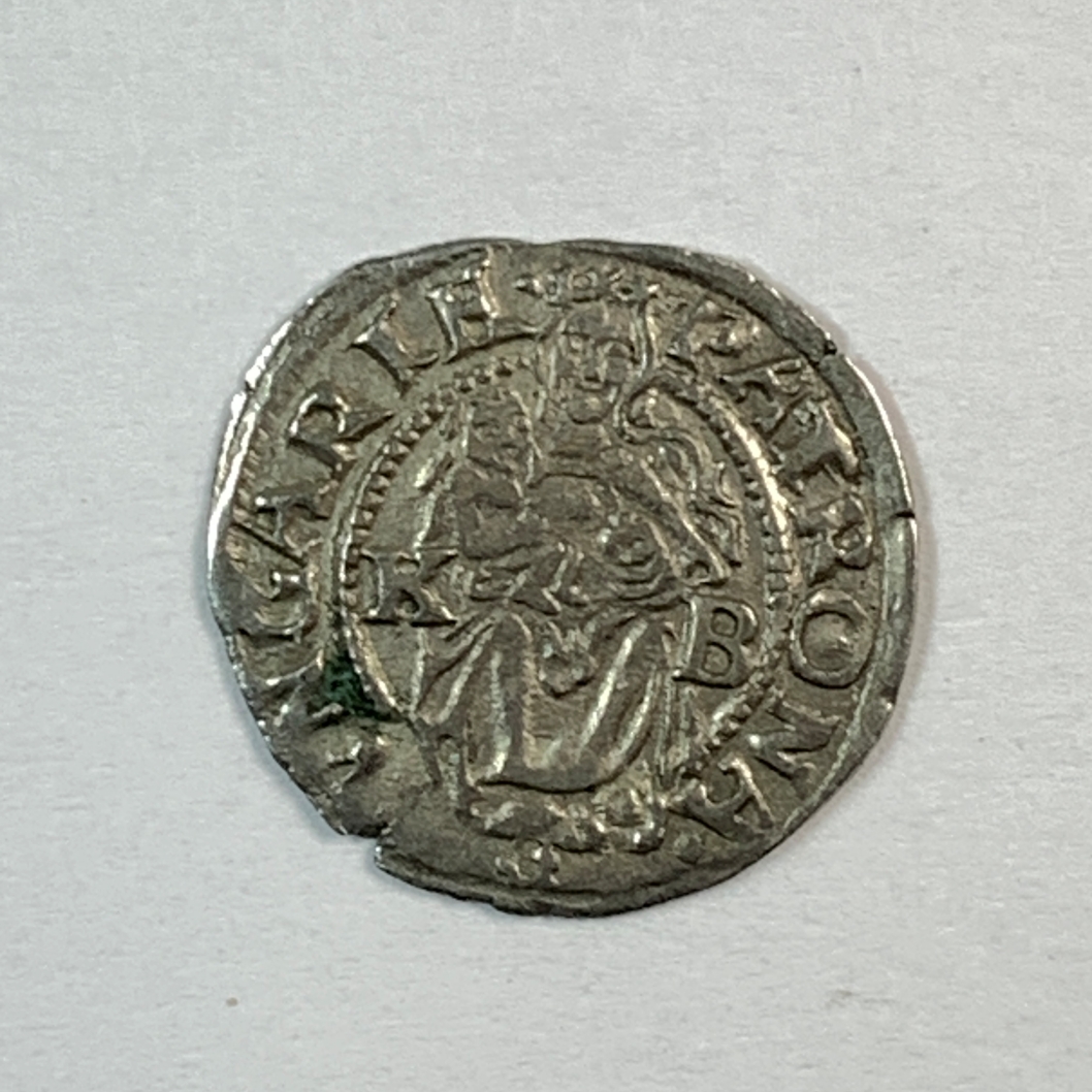1526 Hungary Ferdinand the First Silver Denar Mary Baby Jesus Shield ...