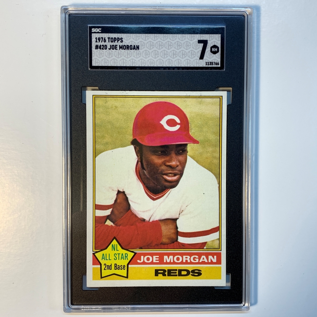 1976 Topps Joe Morgan All Star Card High Graded by SGC Vintage All Star ...