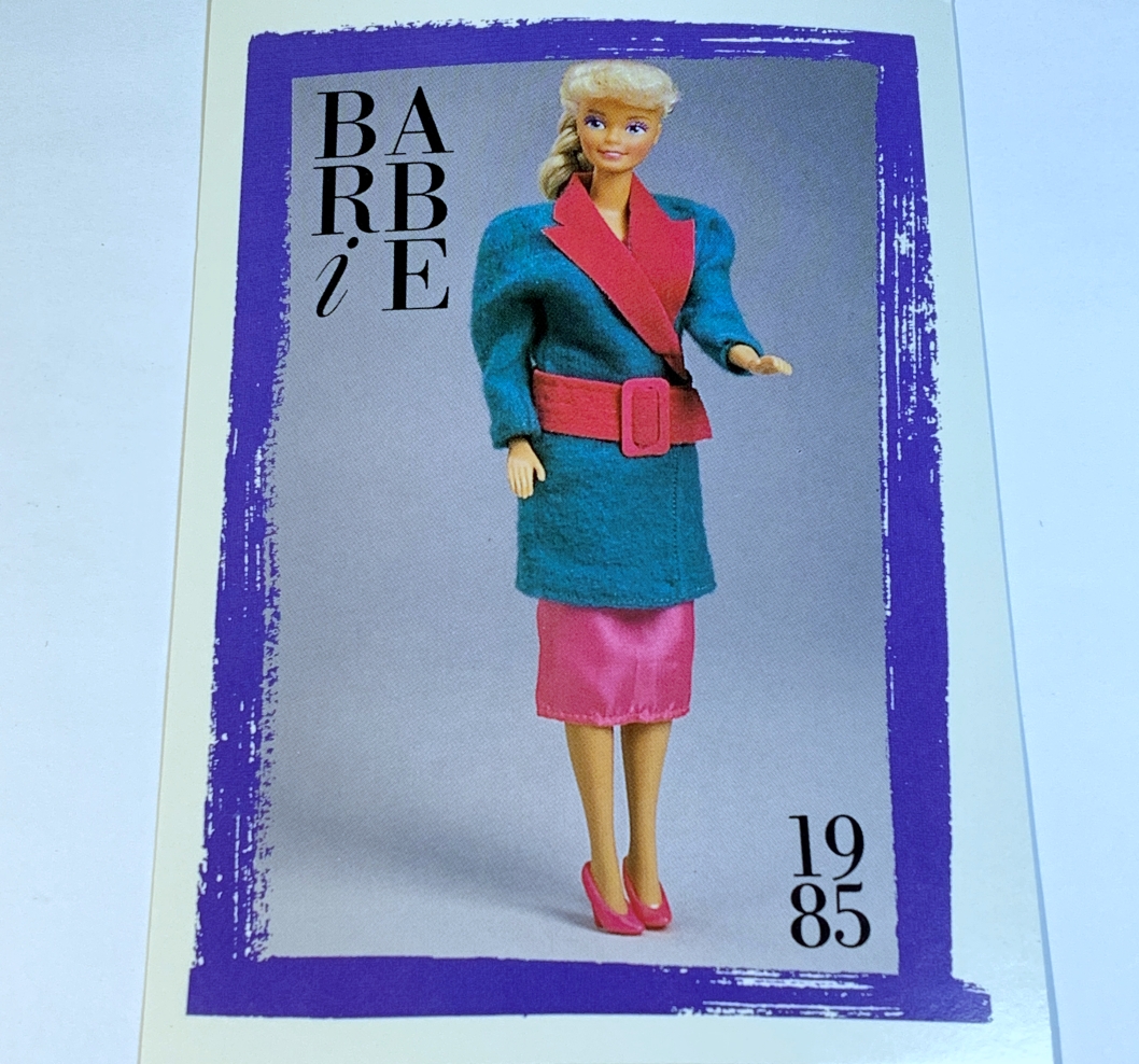 1985 Business Executive Barbie Mattel Profile Collector Card | Property ...