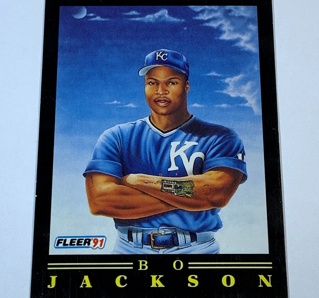 1991 Fleer Provision Insert Bo Jackson Bionic Bo Card Iconic Card of ...