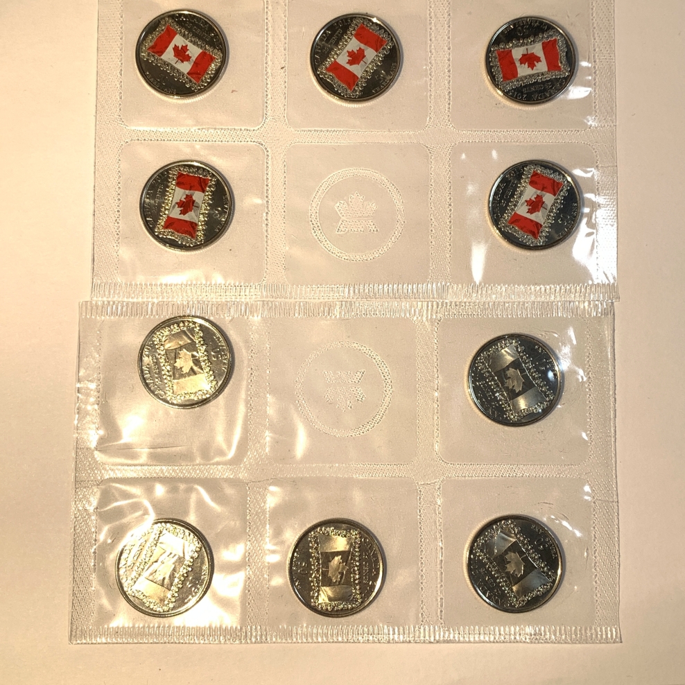 2015 Canada 50th Anniversary Quarter set in Royal Canadian Mint ...