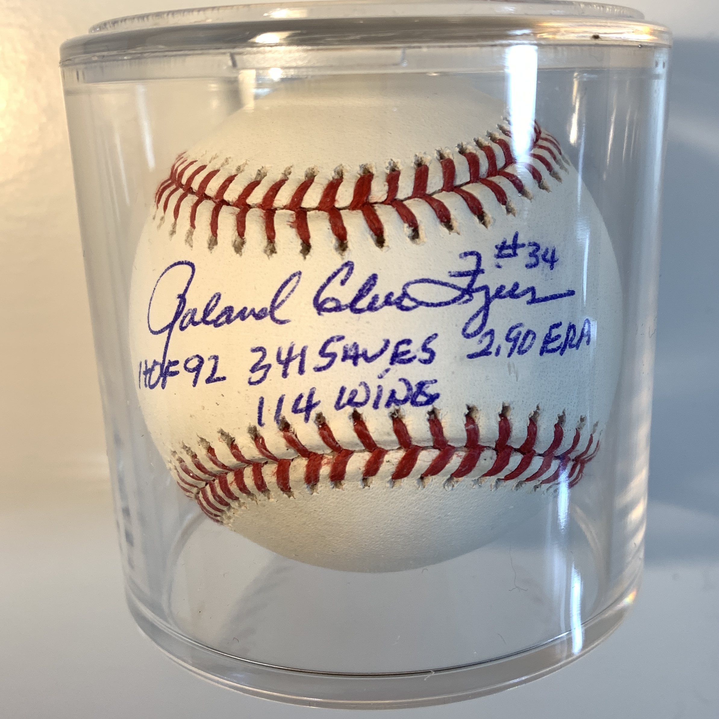 Rollie Finger Multi Inscription Autographed Baseball PSA DNA ...