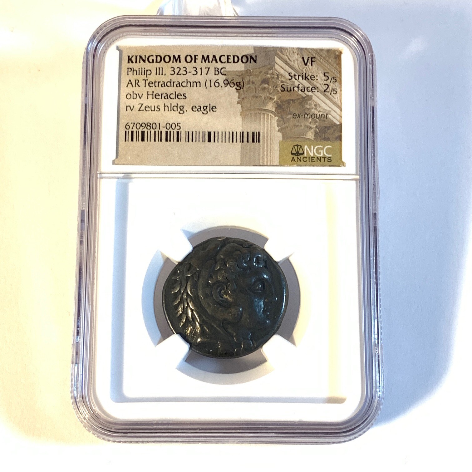 Alexander the Great Silver Tetradrachm 323-317BC NGC VF | Property Room