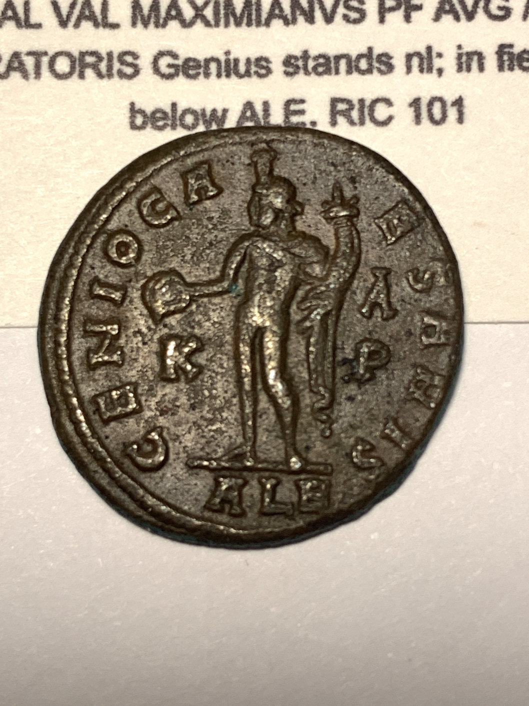 Ancient Roman Coin Maximianus II as Augustus 308-310AD | Property Room