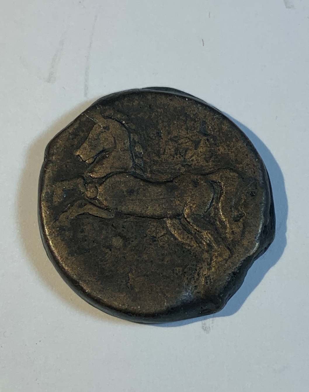 Authentic Ancient Greek Bronze Coin from Numidia Horse 203-148 BC ...