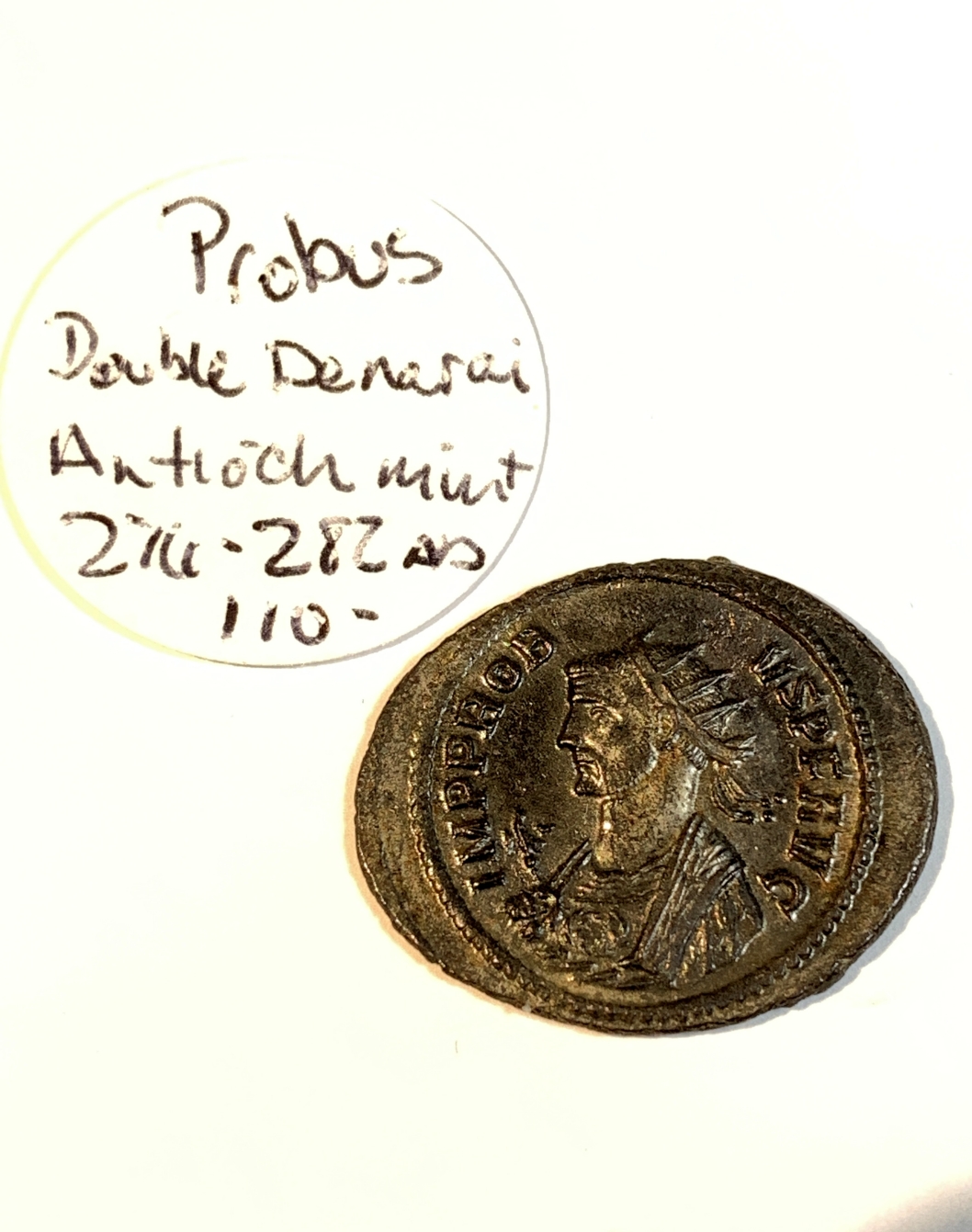 Authentic Ancient Roman Silver Denarius of Emperor Probus 276-282 AD ...