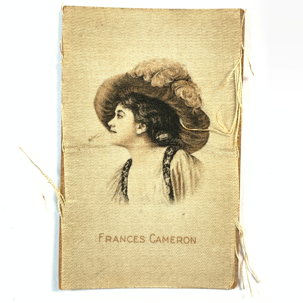 Frances Cameron 1910 Old Mill Cigarette ACTRESS silk | Property Room