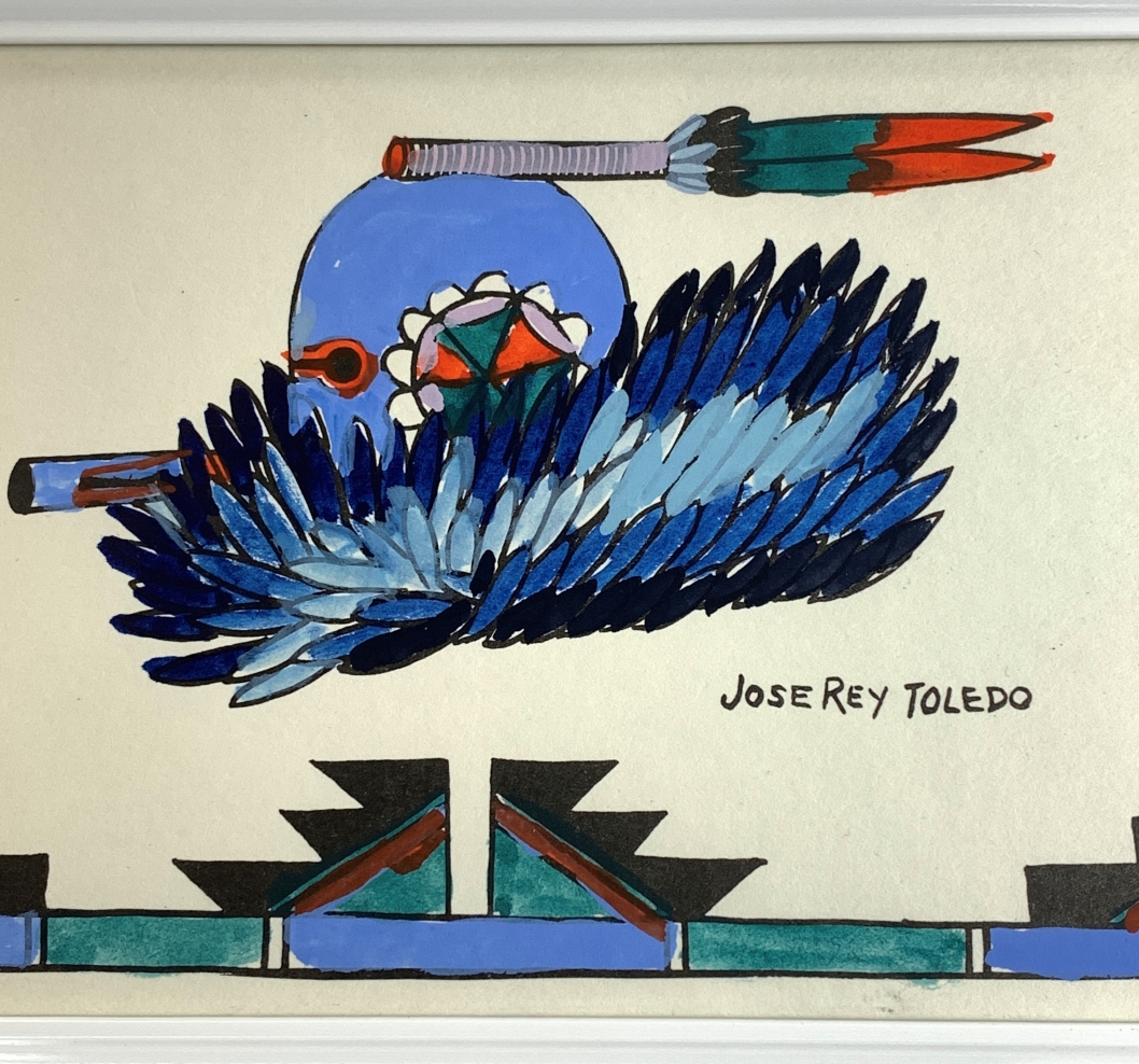 Jose Rey Toledo Original Artwork Native American Indian Painting ...