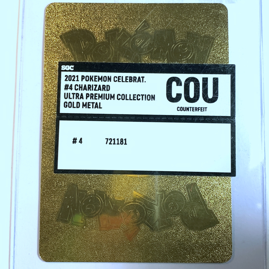 Rare Pokemon Card Tagged as Counterfeit Evidence Locker in Black Market ...