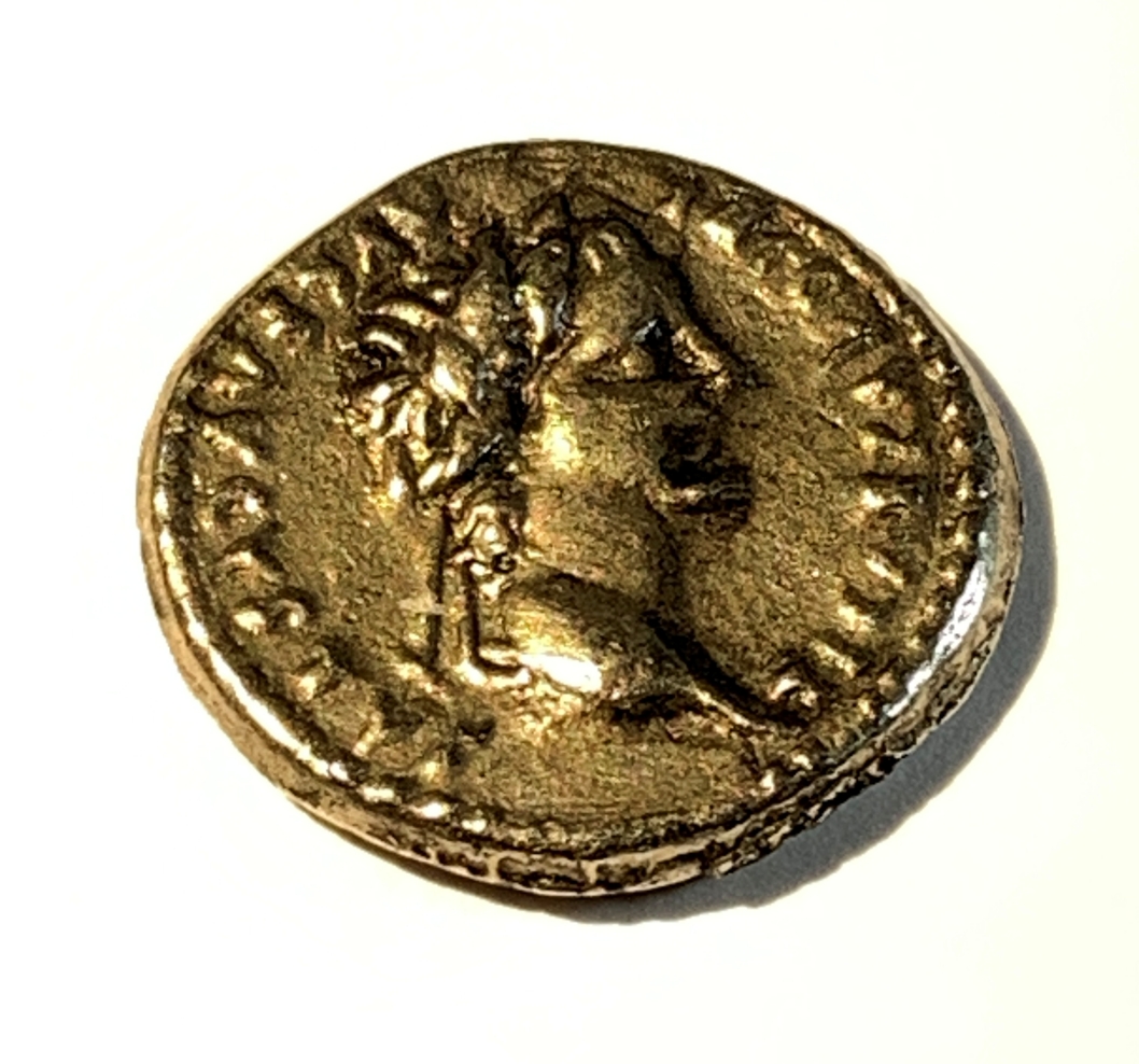 REPLICA Ancient Roman Tribune Penny of Tiberius Coin Replica | Property ...