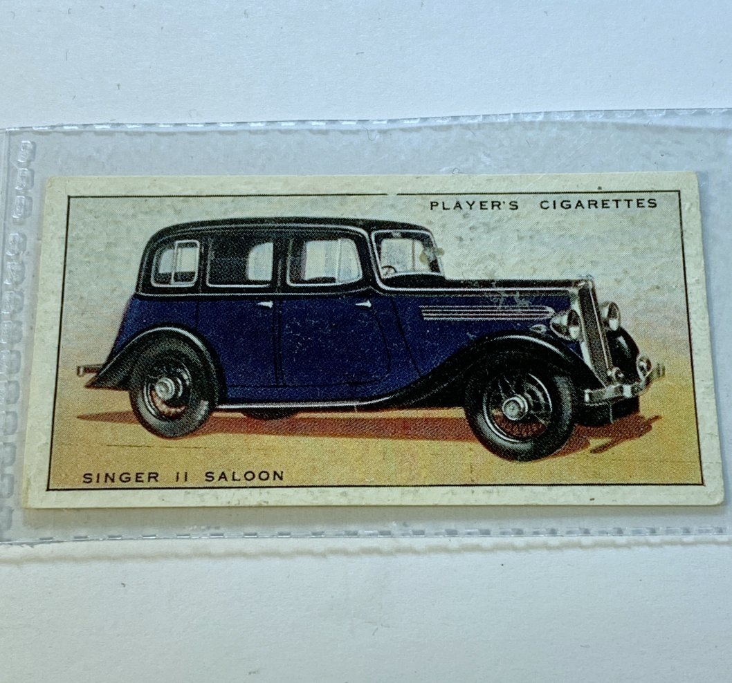 Singer II Saloon 1936 Players and Son's Pre-War Tobacco Card *Raffle ...