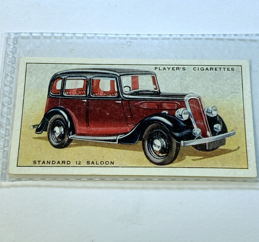 Standard 12 Saloon 1936 Players and Son's Pre-War Tobacco Card *Raffle ...