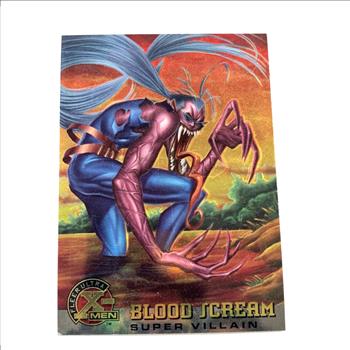 Blood Scream Super Villain Fleer Ultra X Men Trading Card | Property Room