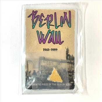 Certified Authentic Chunk of the Berlin Wall with COA | Property Room