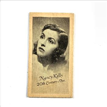 Nancy Kelly Actress The Owl Drug Store Premium Card 1930s | Property Room