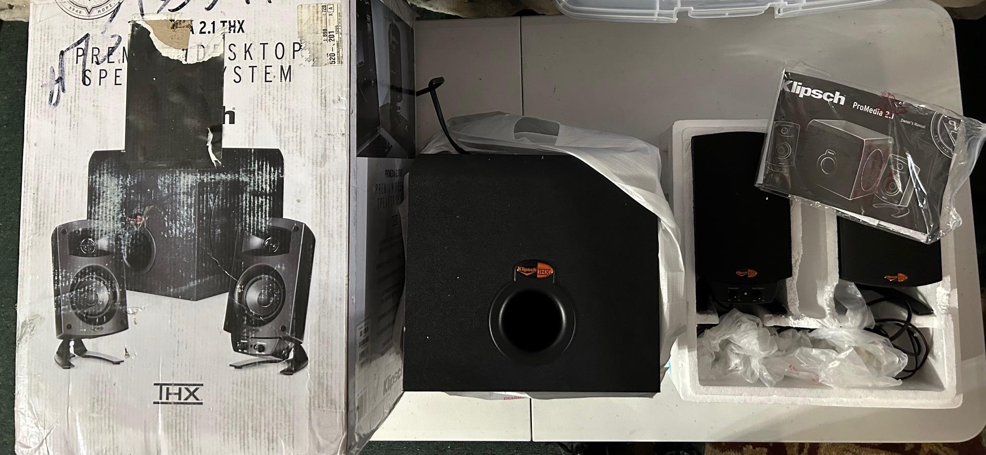 Klipsch ProMedia 2.1 THX Certified Computer Speaker System (Black ...