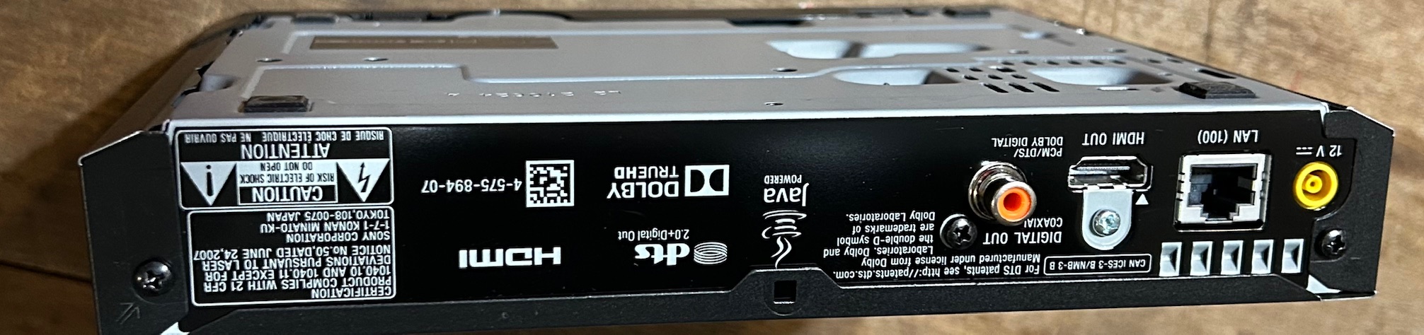 (2) Sony BDP-BX370 Blu-ray Disc Player with built-in Wi-Fi and HDMI cable | Property Room