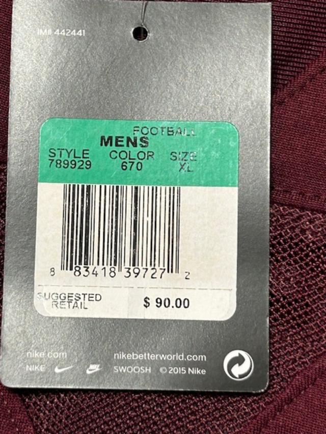 Nike official NFL Football training Jersey XL | Property Room