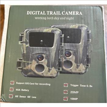 2 Pack Trail Camera - Game Camera 20MP 2K Motion Activated Trail Cam ...