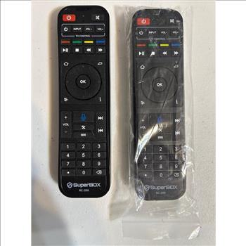 2 Superbox RC 200 Remote Controls | Property Room