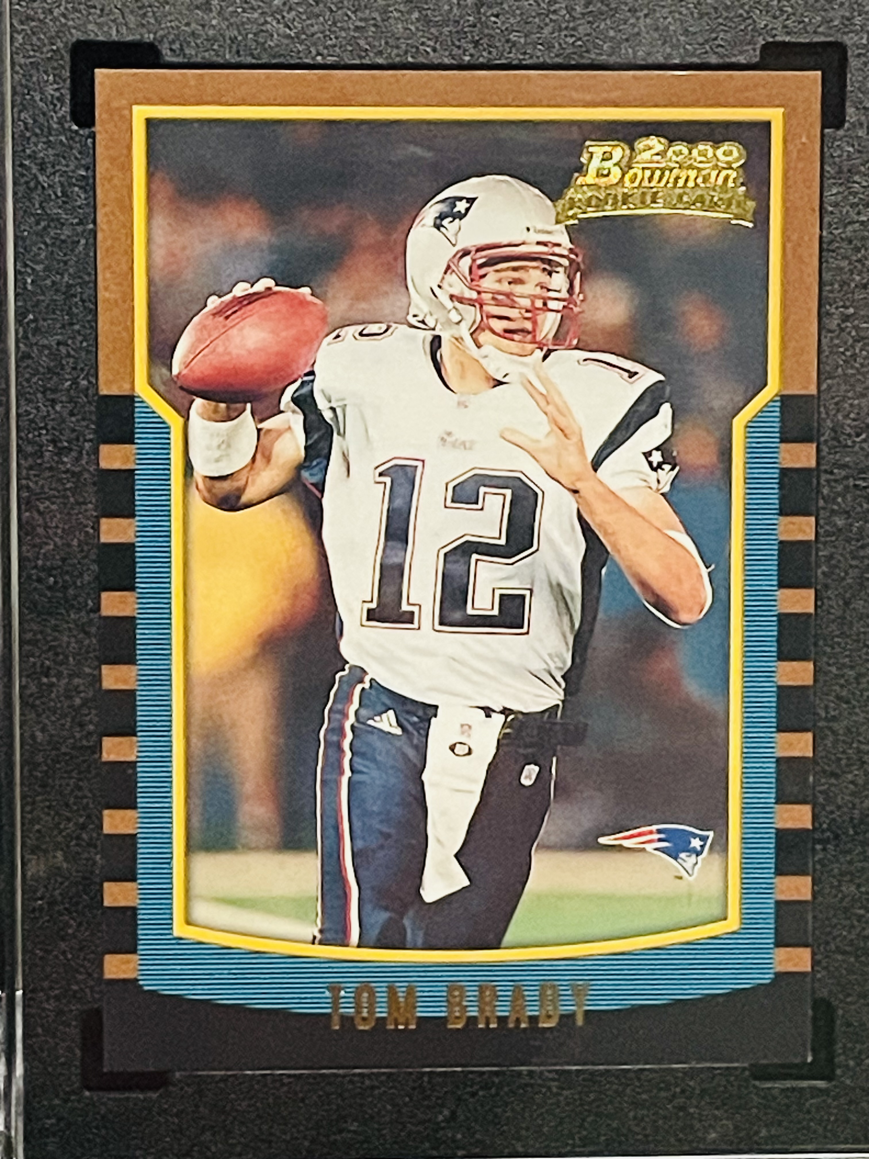 Graded Tom Brady 2000 Bowman Rookie Card #236 SGC 7 NM | Property Room
