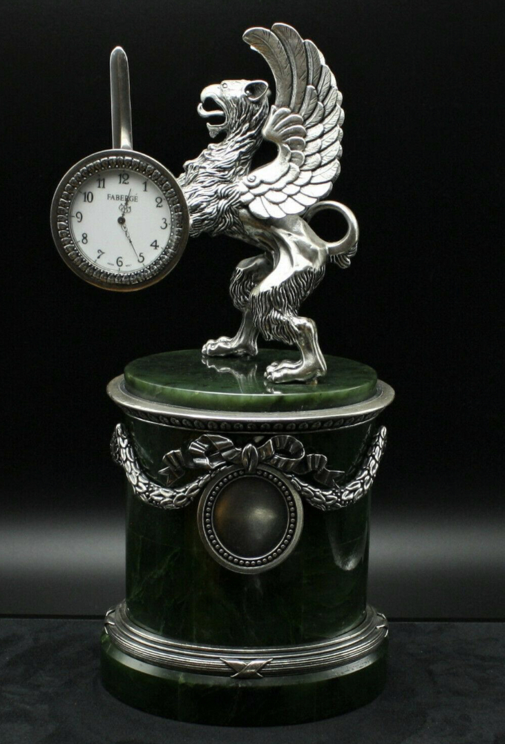Vintage Faberge Gryphon Mantle Clock | Property Room